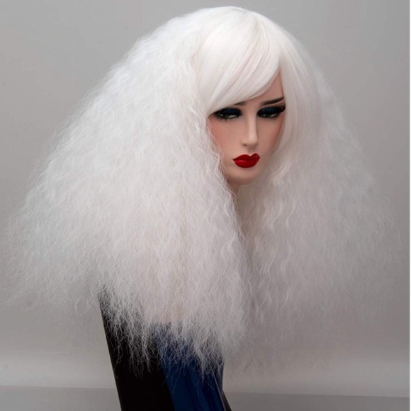 Accessories | White Halloween Cosplay Costume Wig Nwt | Poshmark